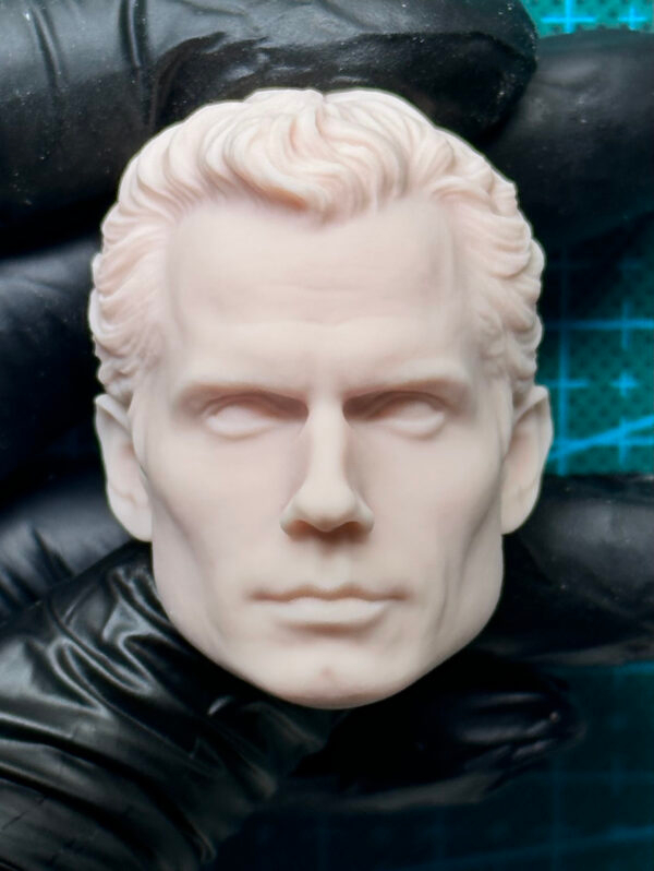 Henry Cavill Superman – 1/6 Scale Unpainted Action Figure Head Sculpt ...