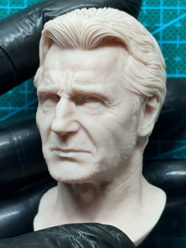 Liam Neeson – 1/6 Scale Unpainted Action Figure Head Sculpt – TDRH Studio