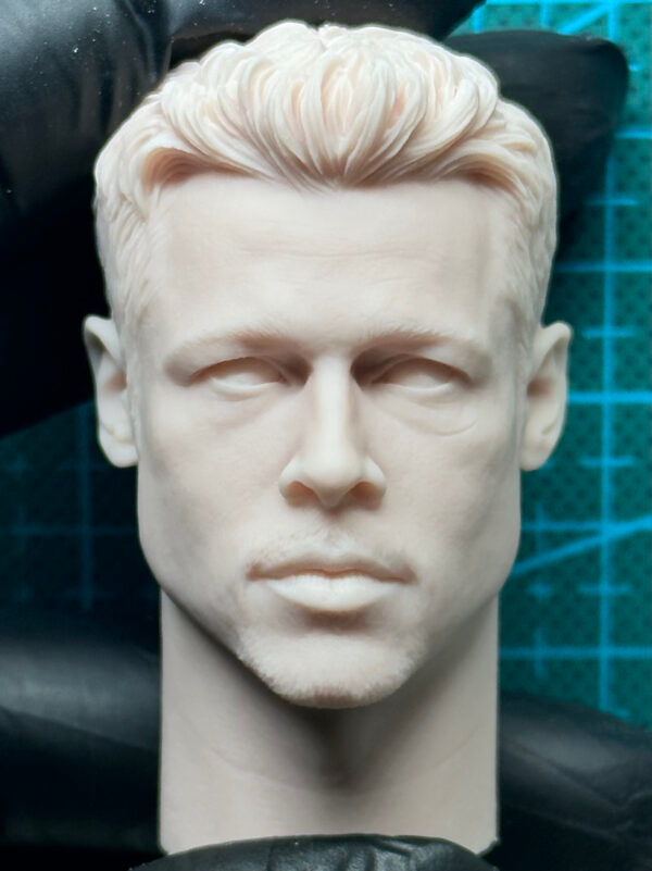 Brad Pitt – 1/6 Scale Unpainted Action Figure Head Sculpt – TDRH Studio