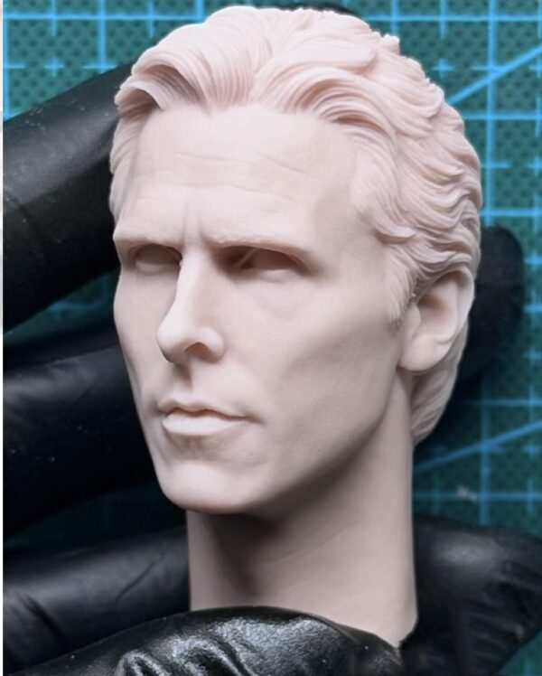 Christian Bale Batman – 1/6 Scale Unpainted Action Figure Head Sculpt ...