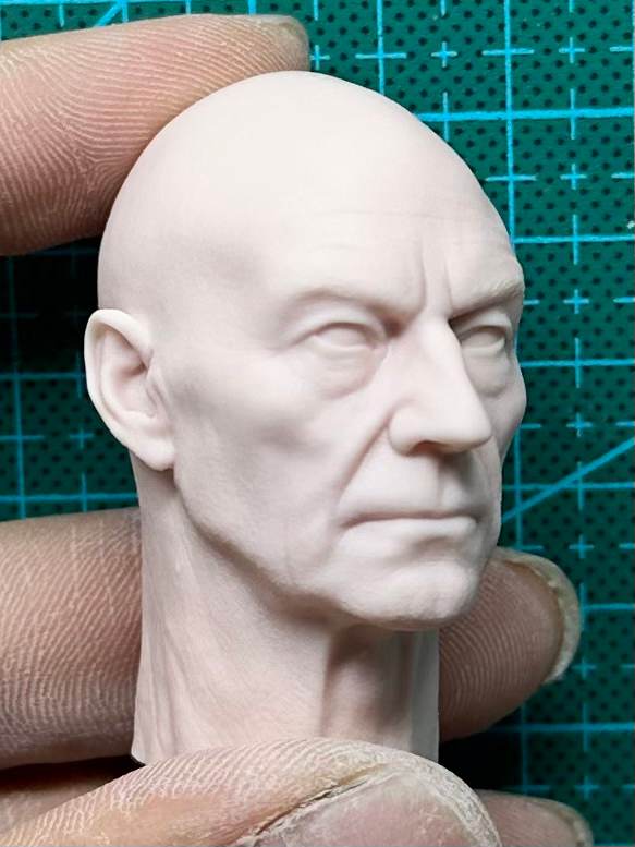 Professor X – 1/6 Scale Unpainted Action Figure Head Sculpt – TDRH Studio