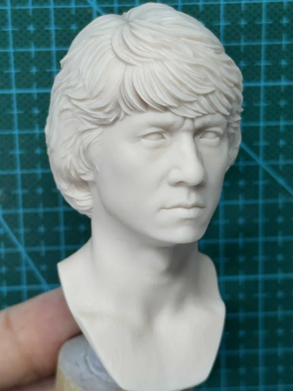 成龙 Jackie Chan – 1/6 Scale Unpainted Action Figure Head Sculpt – TDRH ...