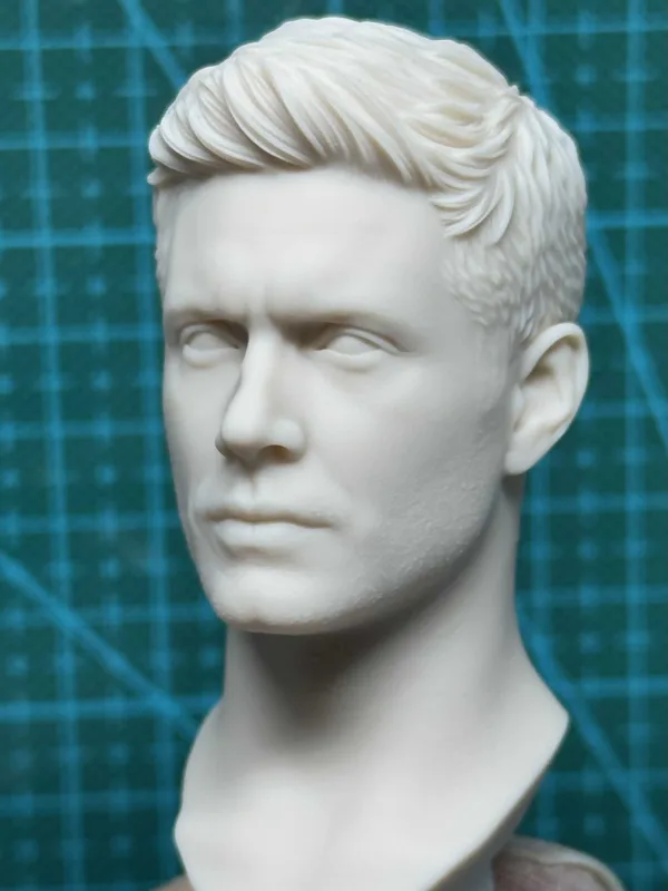 Jensen Ackles – 1/6 Scale Unpainted Action Figure Head Sculpt – TDRH Studio